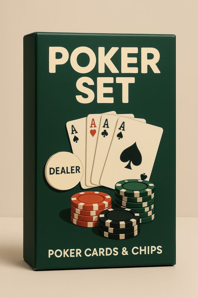 Poker set box design | Free Photo - rawpixel
