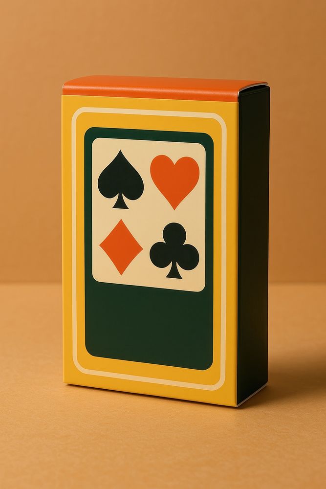 Colorful card deck packaging design. | Free Photo - rawpixel