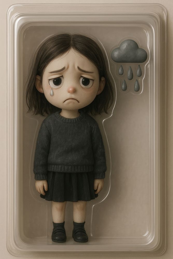 Sad figurine in packaging box. | Free Photo - rawpixel