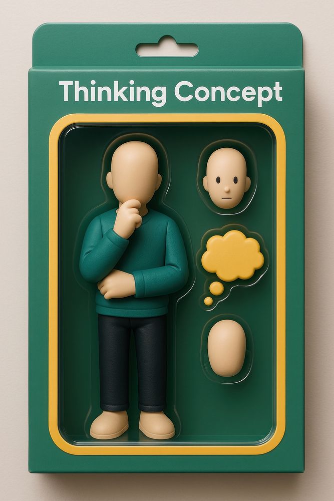Creative thinking concept figurine | Free Photo - rawpixel