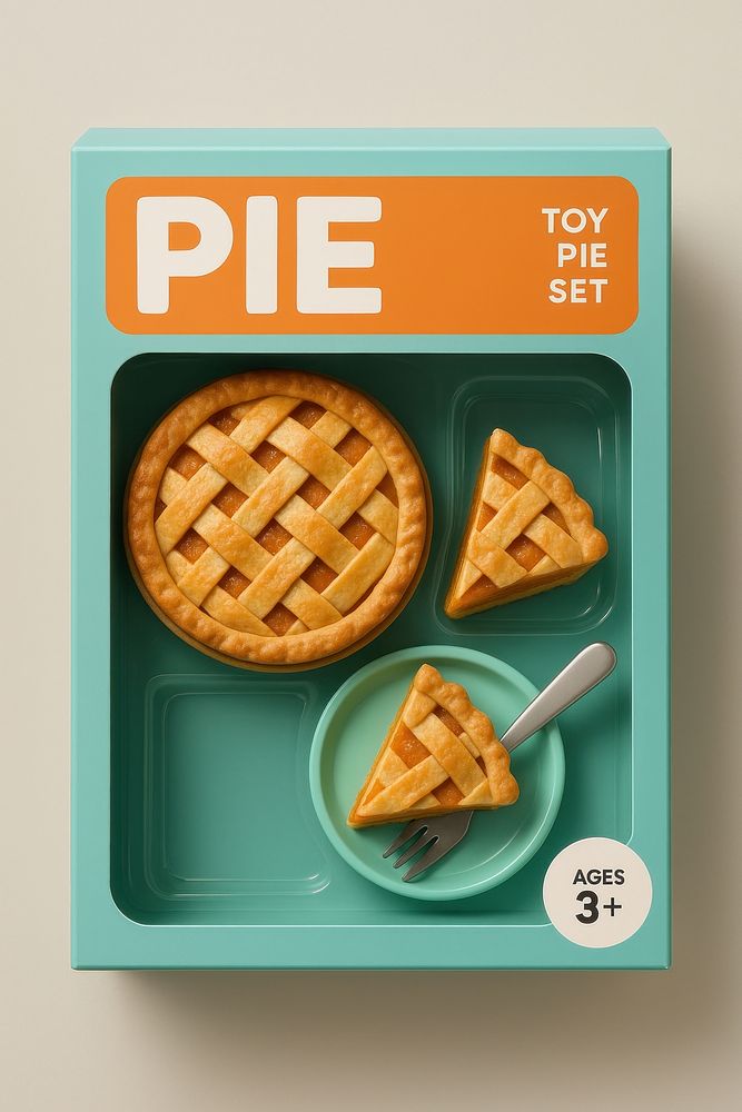 Toy pie set packaging design | Free Photo - rawpixel