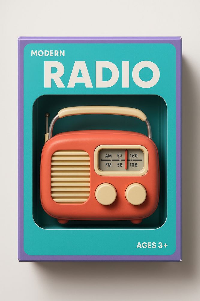 Vintage toy radio packaging | Free Photo - rawpixel