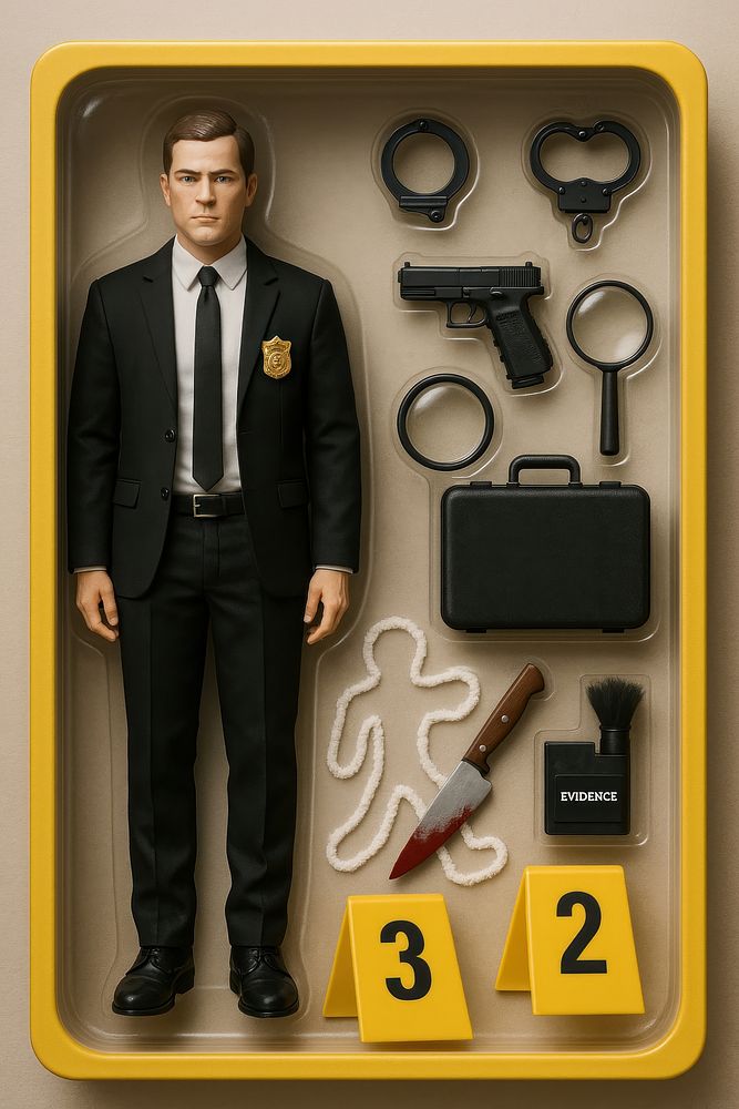 Detective action figure set | Free Photo - rawpixel