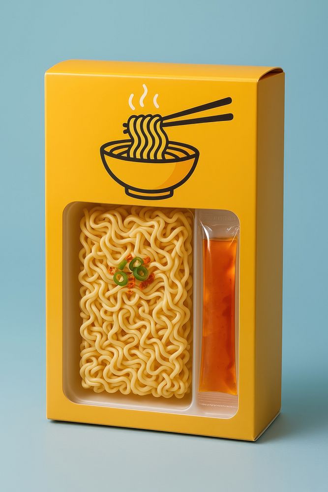 Instant noodles packaging design. | Free Photo - rawpixel