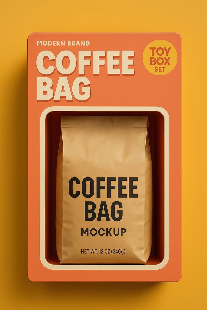 Stylish coffee packaging mockup. | Free Photo - rawpixel