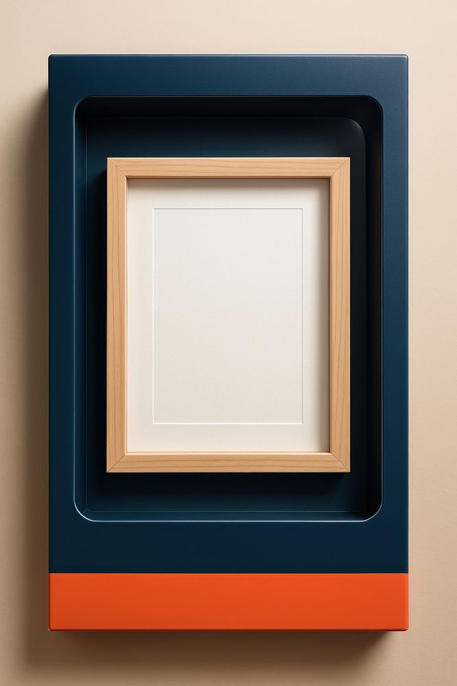 Modern nested picture frames | Free Photo - rawpixel