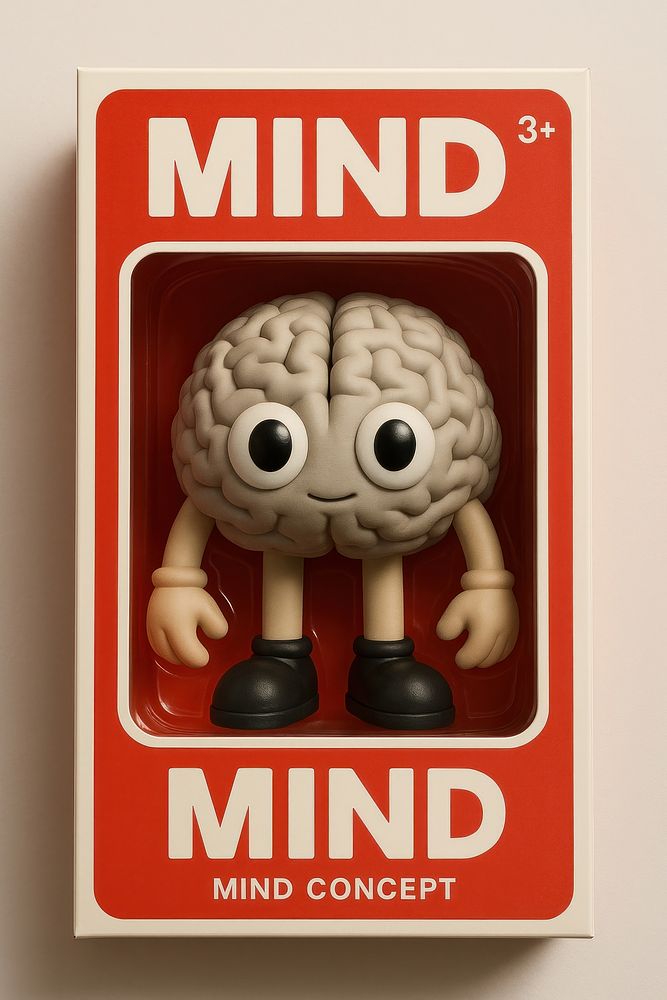 Cute brain toy packaging | Free Photo - rawpixel