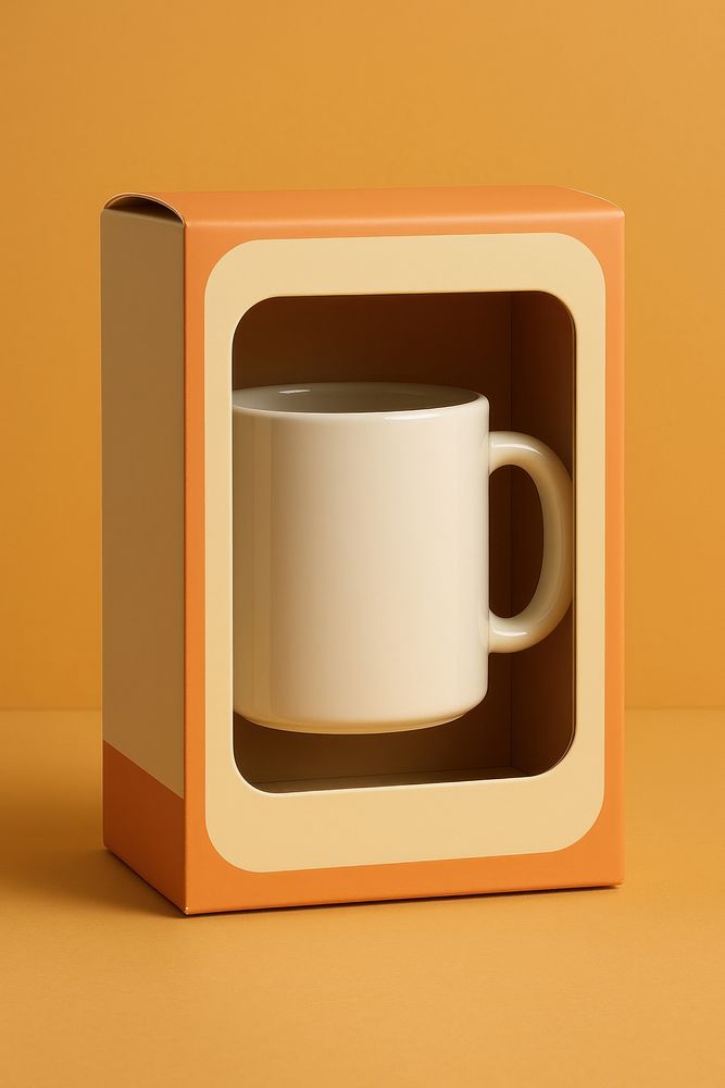Minimalist mug packaging design | Free Photo - rawpixel