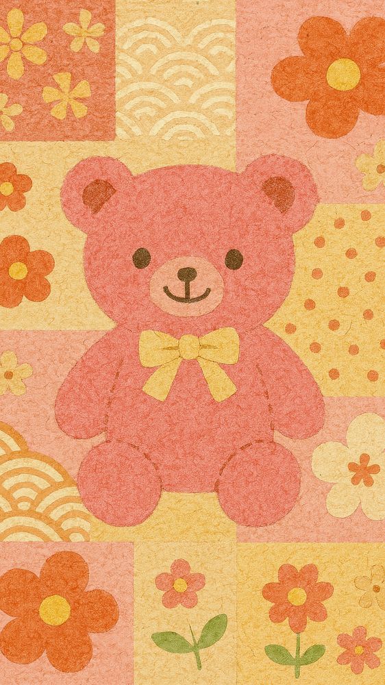 Polka+dot+background+pink+and+yellow Cute Mobile Wallpaper Design ...