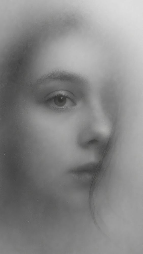Ethereal portrait through frosted glass | Free Photo - rawpixel