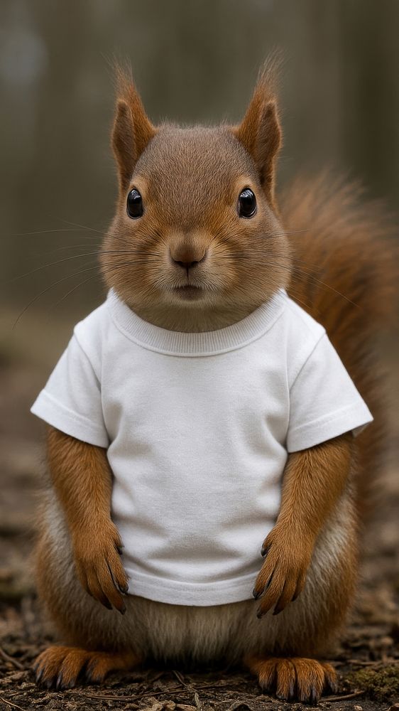 Squirrel wearing cute outfit | Free Photo - rawpixel