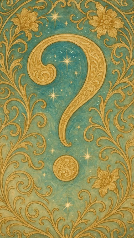 Ornate golden question mark illustration | Free Photo Illustration ...