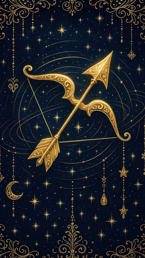 Celestial golden archer design | Premium Photo Illustration - rawpixel