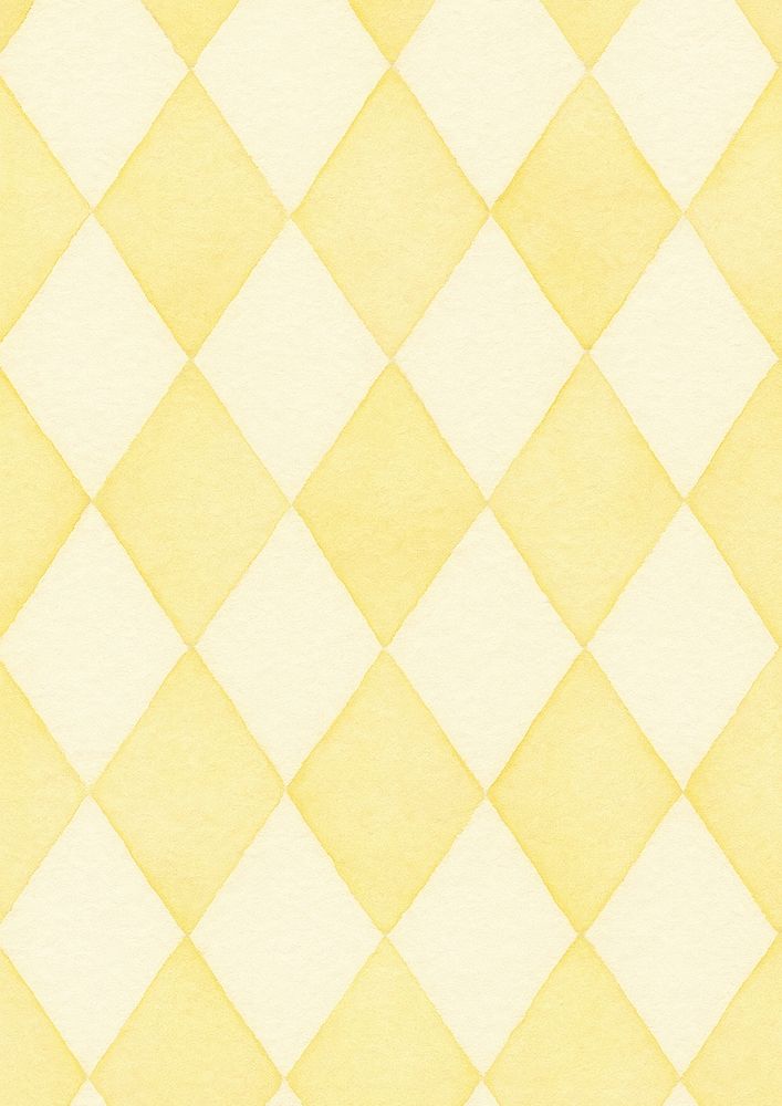 Yellow diamond pattern background | Free Photo Illustration - rawpixel