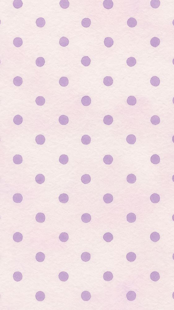 Purple polka dot pattern wallpaper | Free Photo Illustration - rawpixel