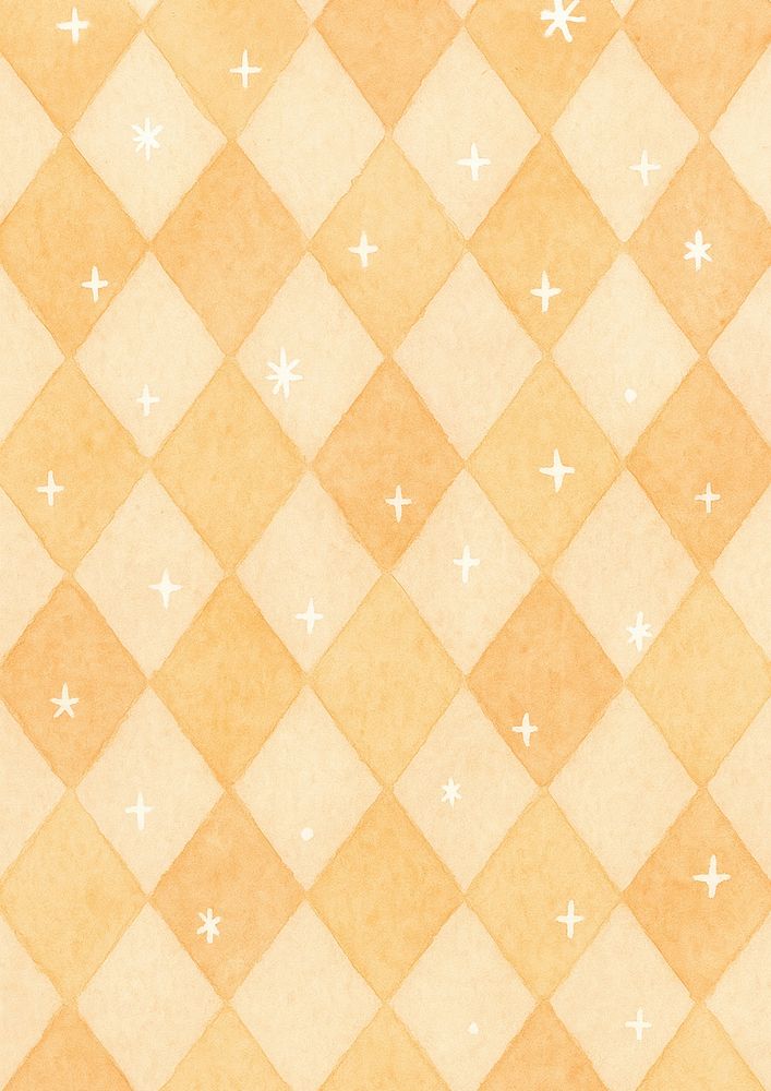 Orange diamond pattern background | Free Photo Illustration - rawpixel