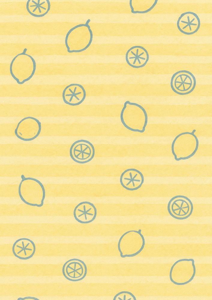 Lemon citrus pattern background | Free Photo Illustration - rawpixel