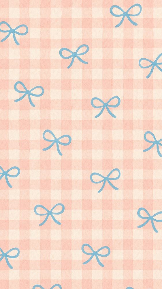 Charming pastel bow pattern | Free Photo Illustration - rawpixel