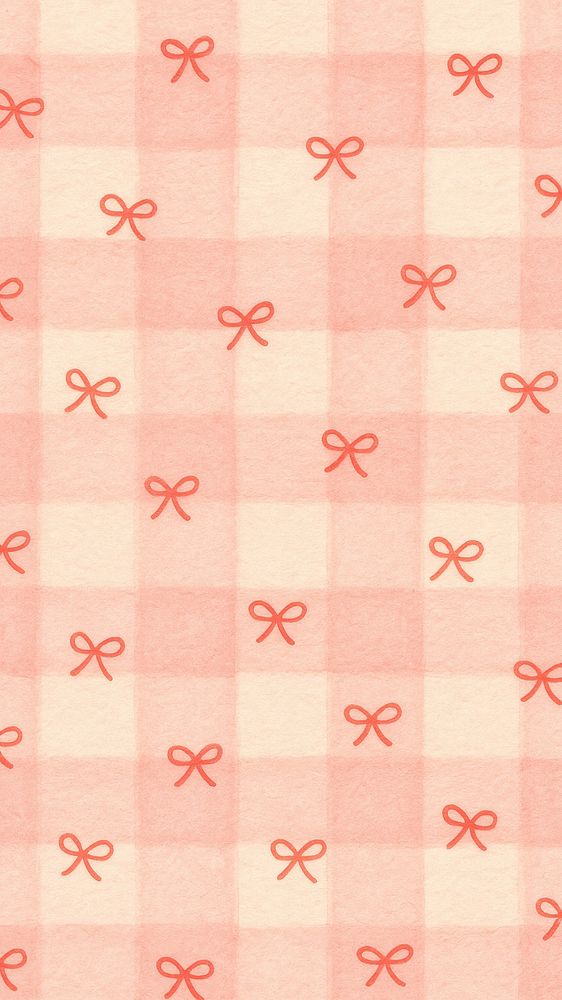 Charming pink bow pattern | Free Photo Illustration - rawpixel