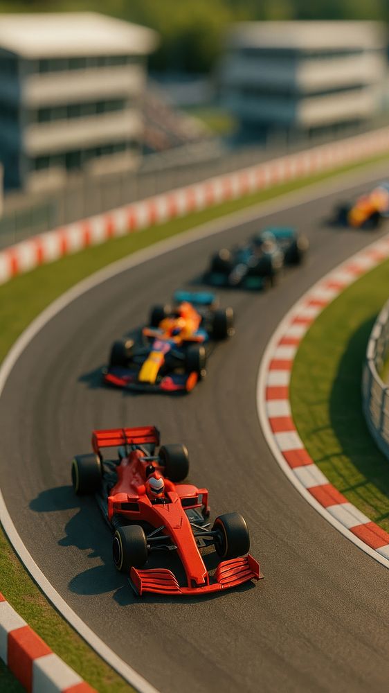 Formula One cars racing track | Free Photo - rawpixel