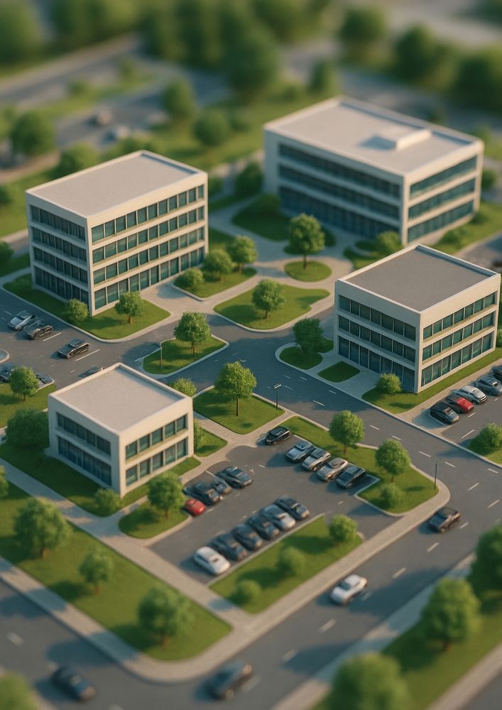 Modern office park design | Free Photo - rawpixel