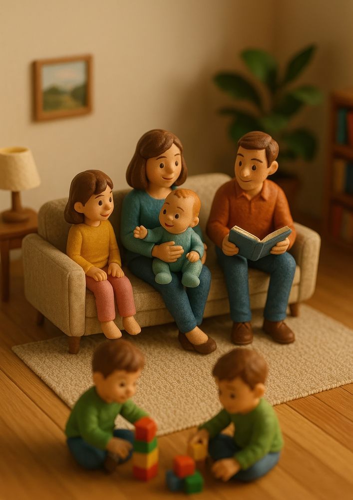 Family bonding with toys | Free Photo - rawpixel