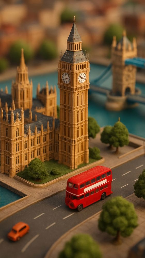 Miniature London iconic landmarks | Free Photo - rawpixel