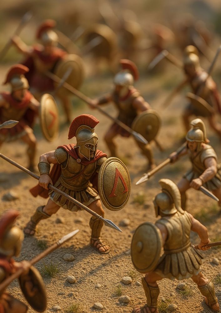 Ancient warriors in battle. | Free Photo - rawpixel