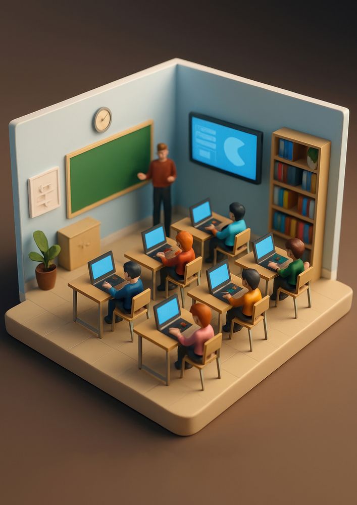 Digital classroom learning environment | Free Photo - rawpixel