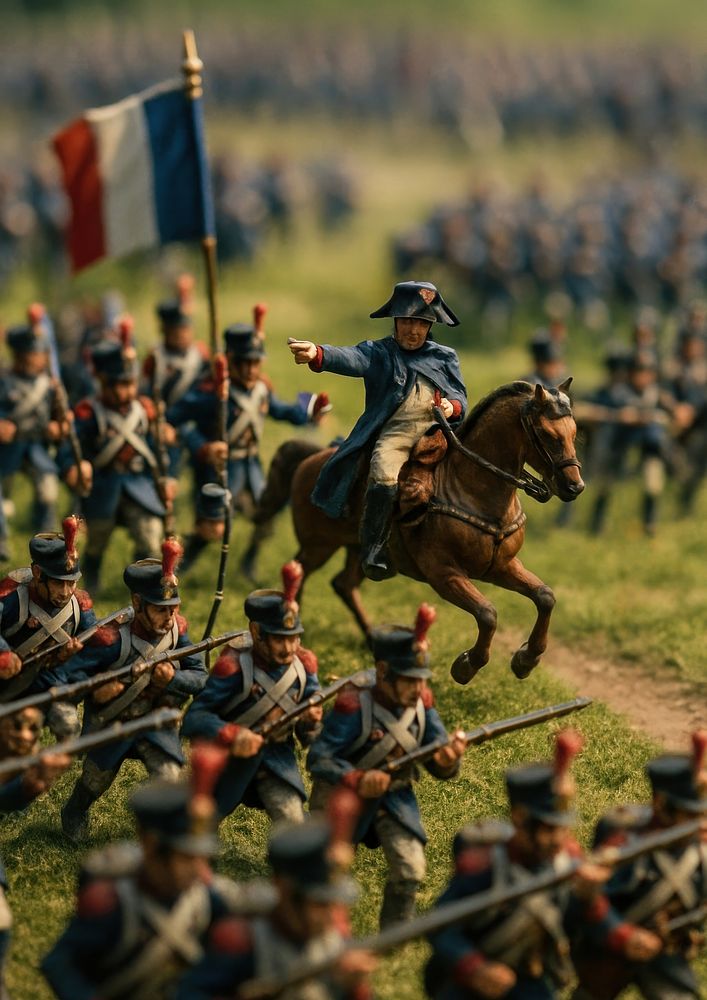 Historical miniature battle scene | Free Photo - rawpixel