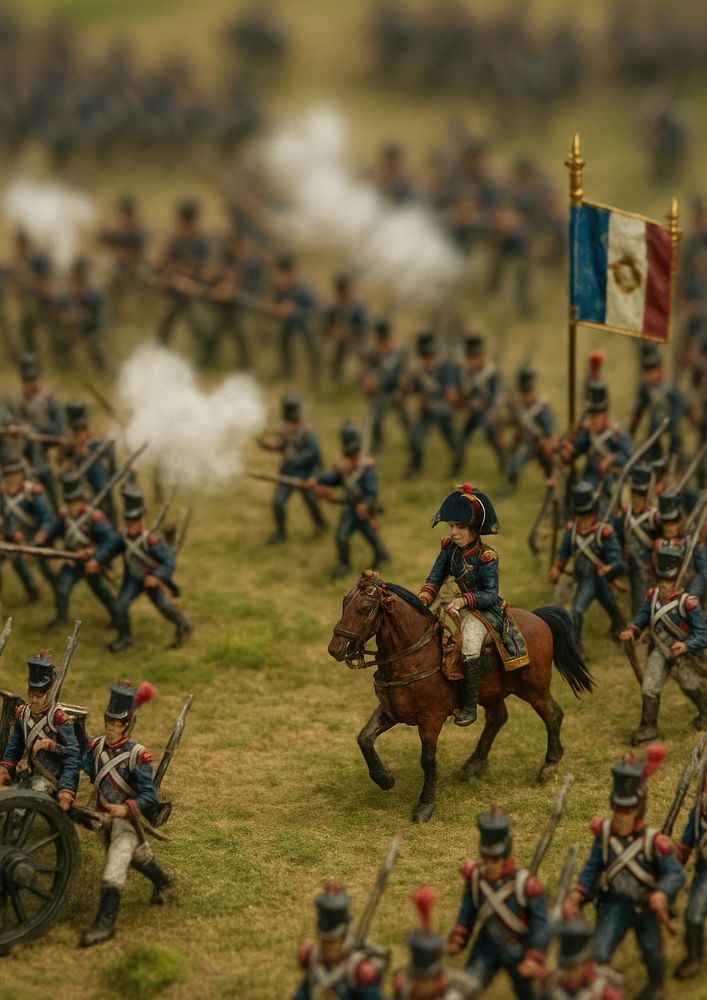 Historical miniature battle scene | Free Photo - rawpixel