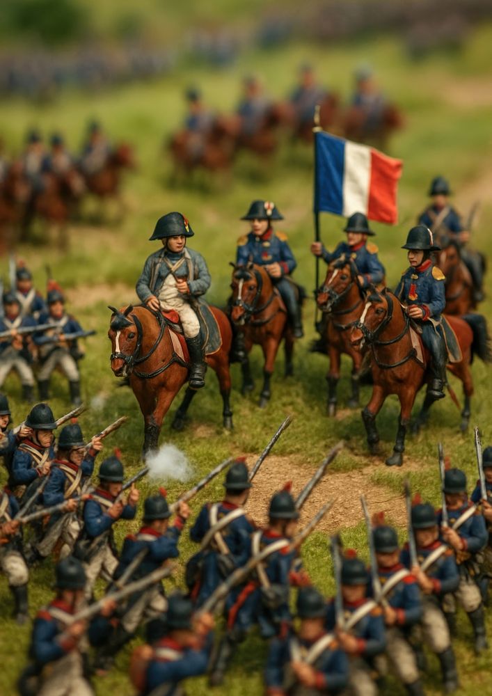 Historical miniature battle scene | Free Photo - rawpixel