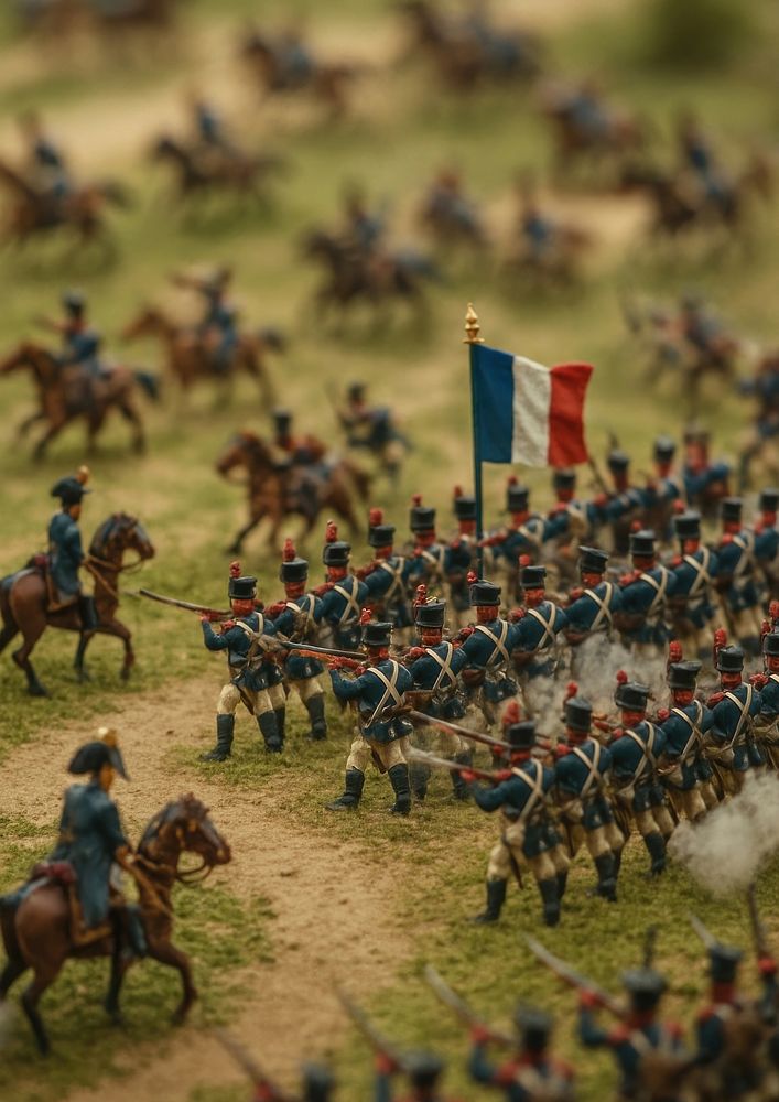 Miniature Napoleonic army scene | Free Photo - rawpixel