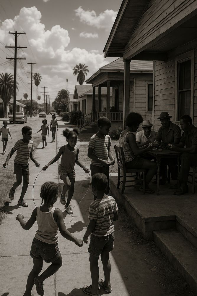 Children playing outside community | Free Photo - rawpixel