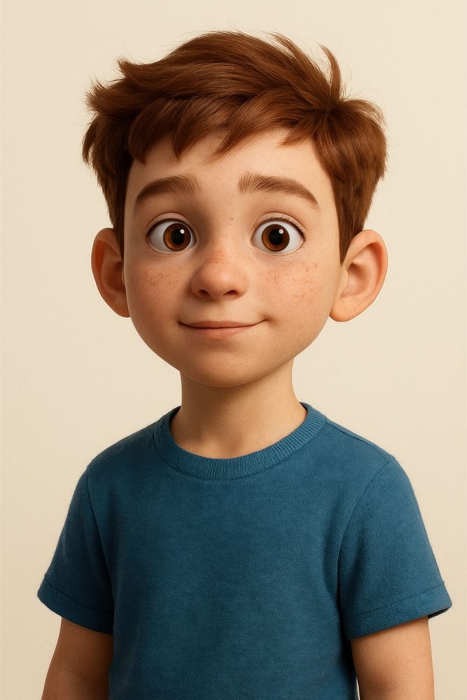 Charming animated boy character | Free Photo Illustration - rawpixel