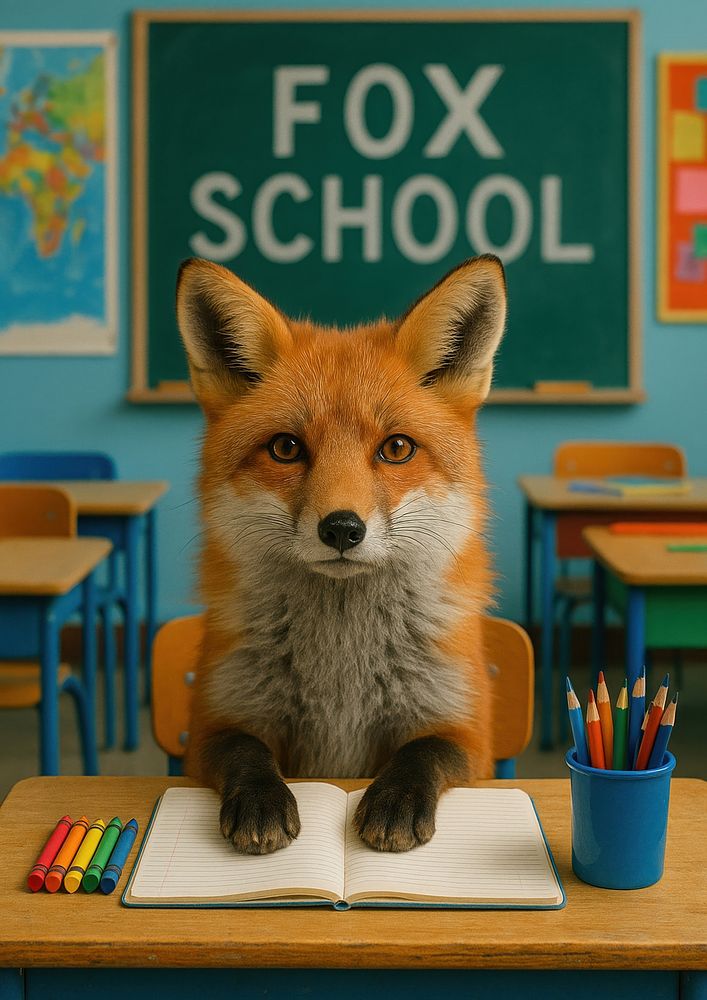Fox studies in classroom setting | Free Photo - rawpixel