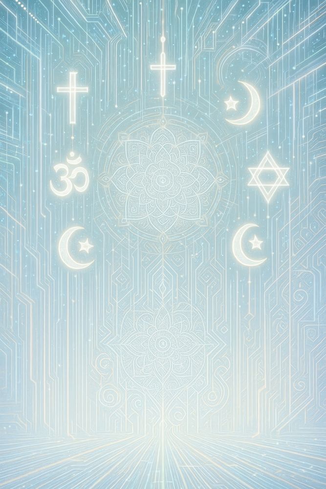 Spiritual symbols ethereal light | Free Photo Illustration - rawpixel