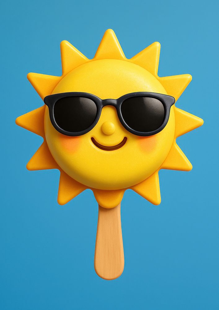 Playful sun wearing sunglasses | Free Photo Illustration - rawpixel