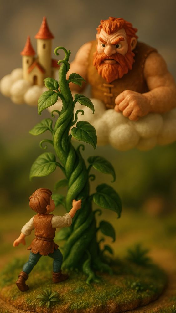 Fantasy tale giant beanstalk adventure | Free Photo - rawpixel