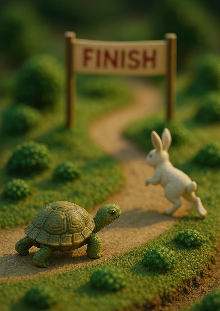 Tortoise wins race symbolically | Free Photo - rawpixel