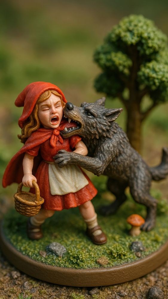 Little Red Riding Hood figurine | Free Photo - rawpixel