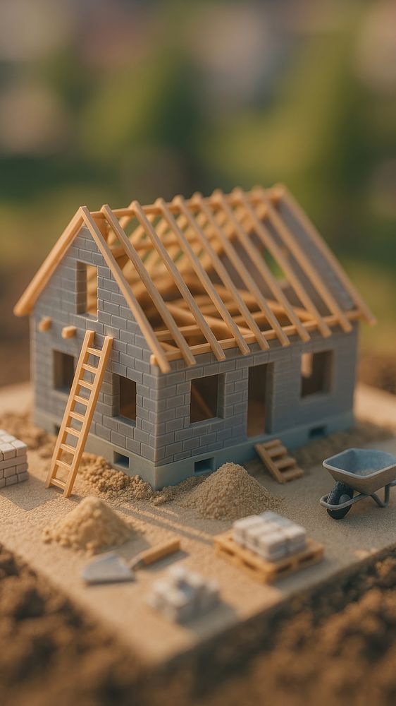 Miniature house construction model | Free Photo - rawpixel