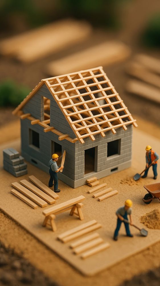 Miniature construction site model | Free Photo - rawpixel