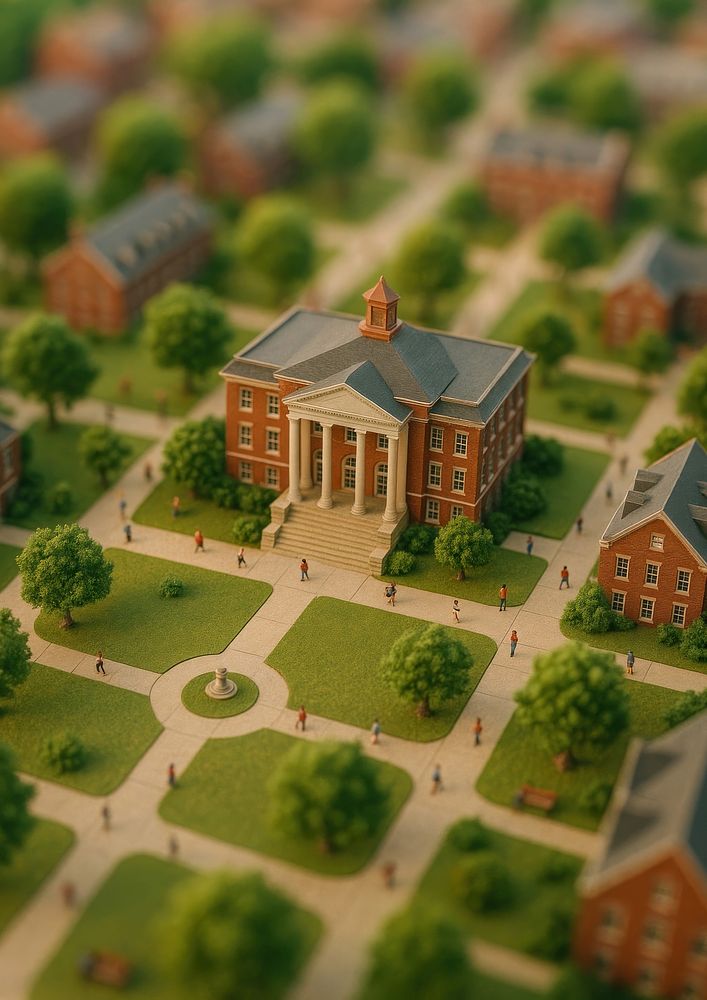 Miniature campus model landscape | Free Photo - rawpixel
