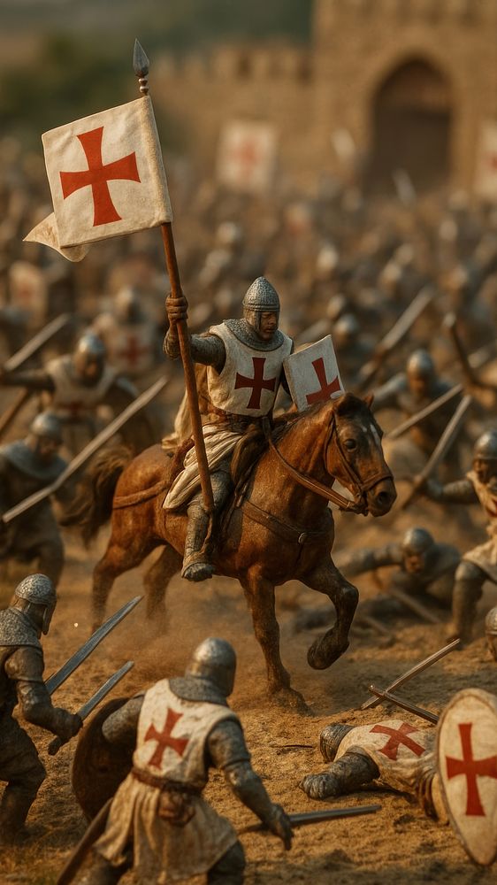 Medieval knights in battle | Free Photo - rawpixel