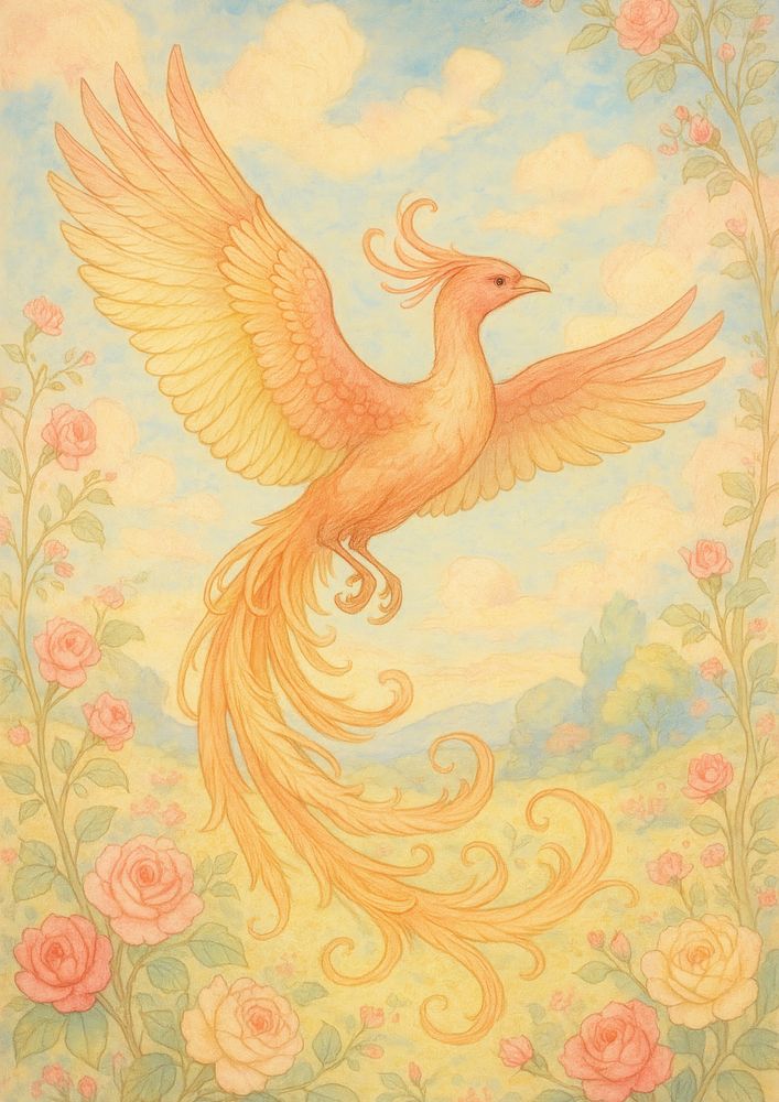 Phoenix+watercolor Book Images | Free Photos, PNG Stickers, Wallpapers ...