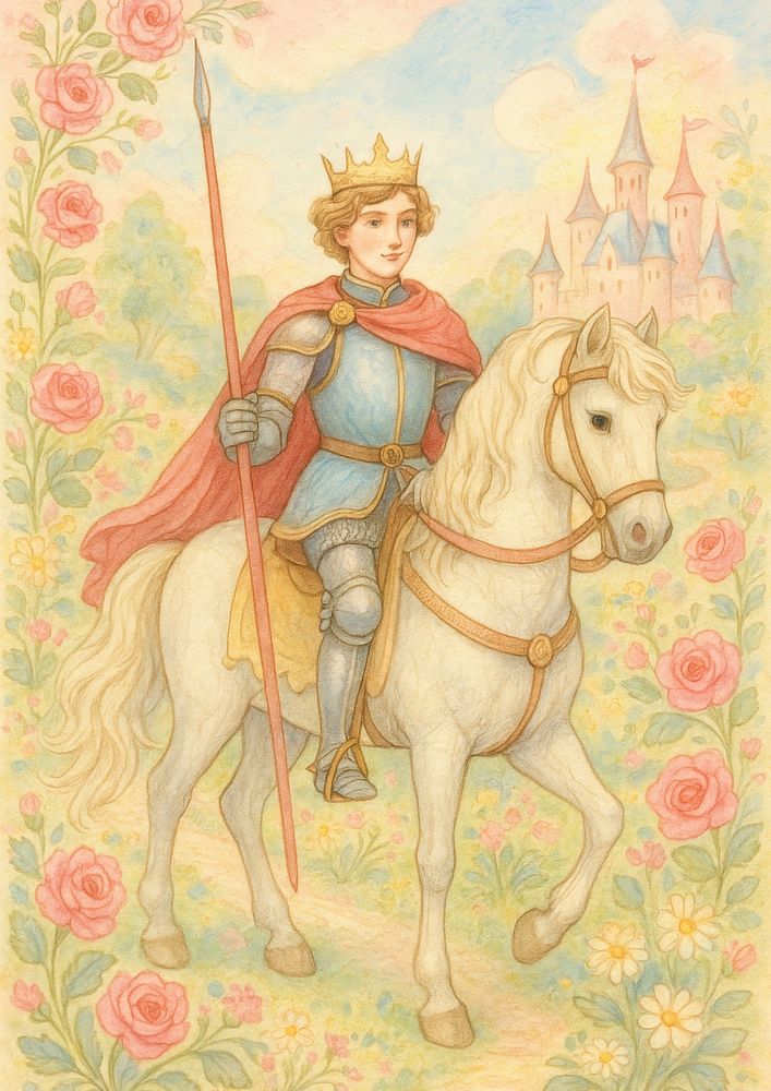 White+knights+watercolors Art Images | Free Photos, PNG Stickers ...