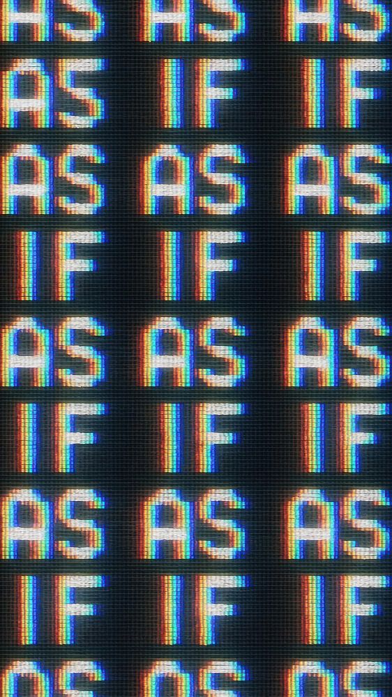 Vibrant pixelated text pattern | Free Photo Illustration - rawpixel