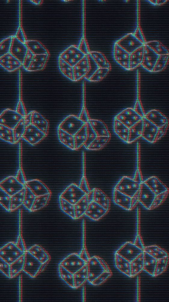 Retro glitch cube pattern | Free Photo Illustration - rawpixel