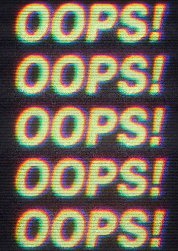 Vibrant glitch text background | Free Photo Illustration - rawpixel
